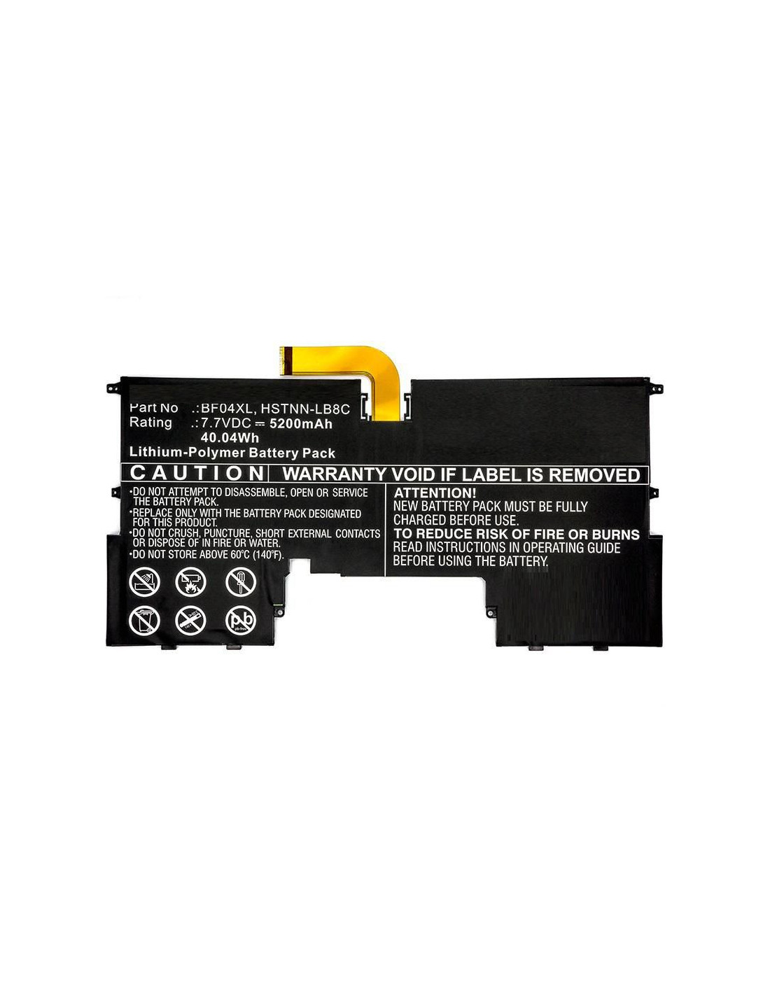 Batterie Laptop HP 40Wh MBXHP-BA0165 - Pièces Détachées Disponibles